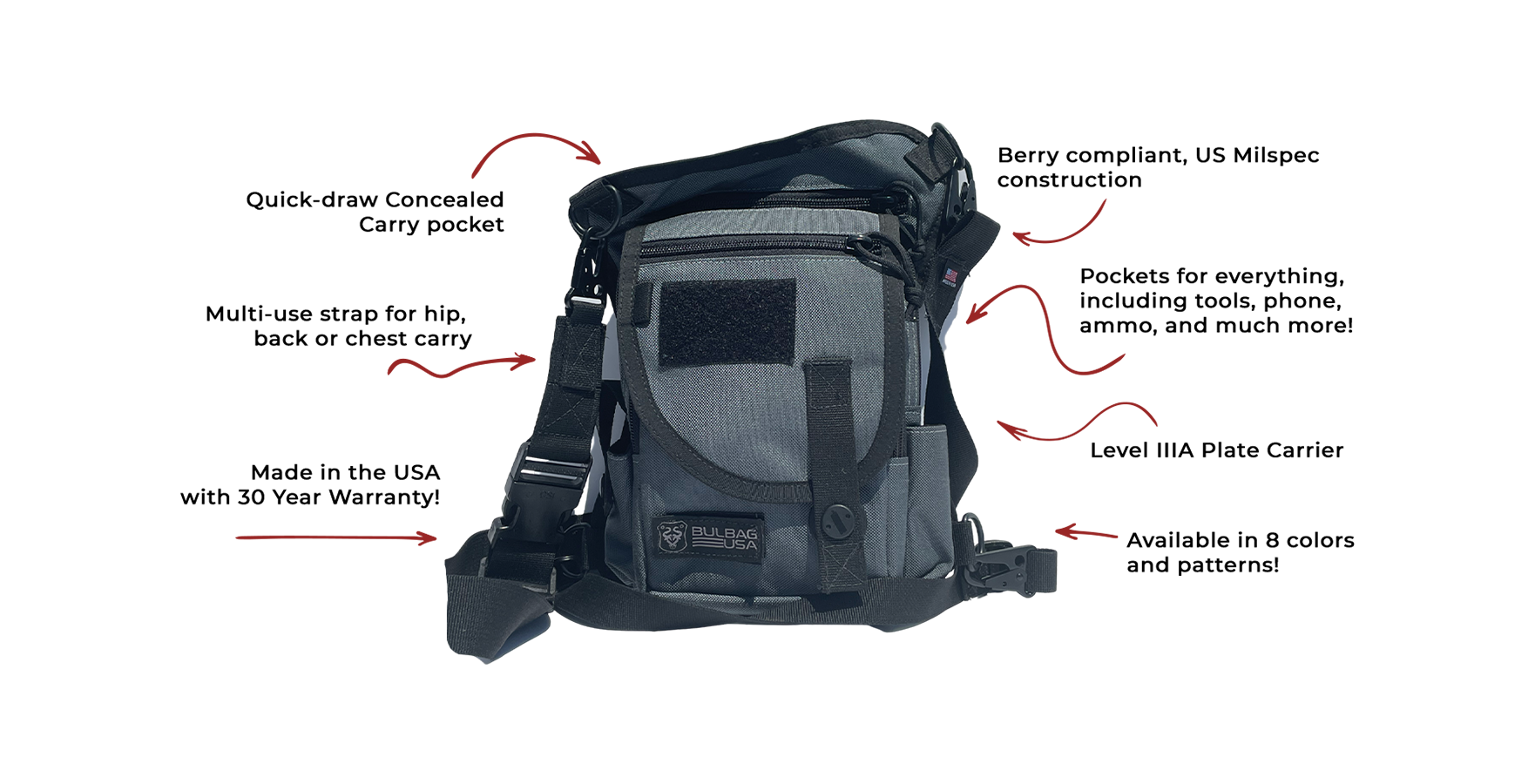 BUL Bag | Ballistic Utility Lightweight | Range Utility Bag. – BULBAG USA